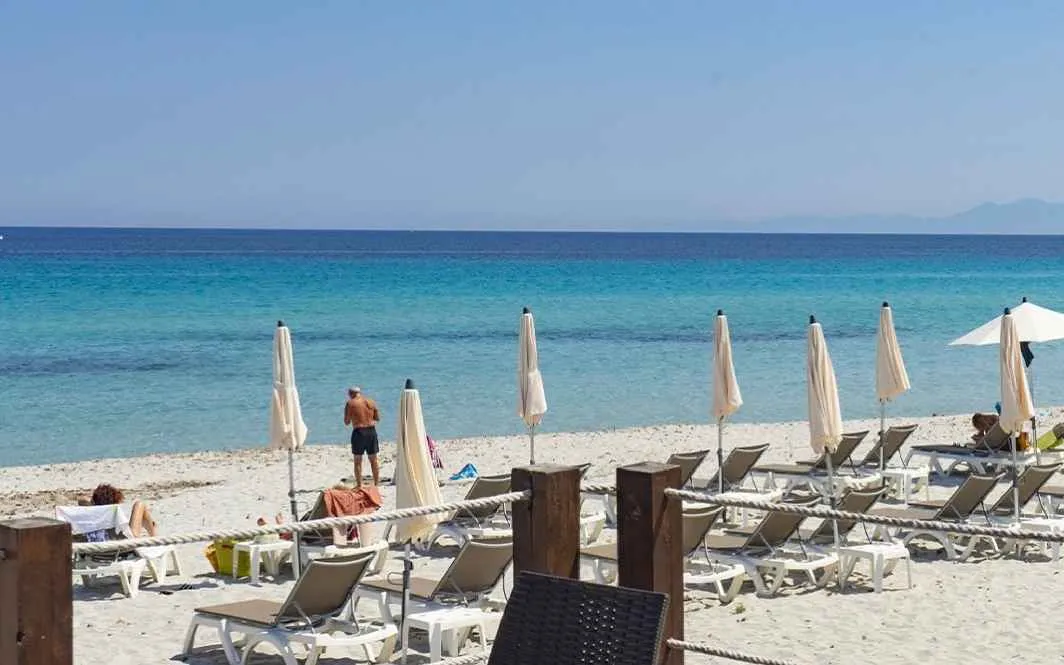 Plage Stella Mare, L'île-rousse - Tarifs 2026 - MySunbed