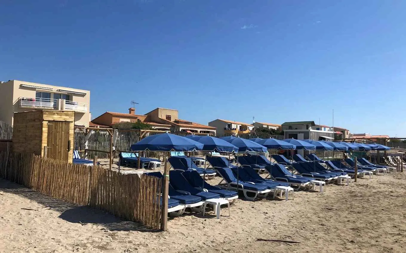 Beach Odyssée Plage, Frontignan - Tariffs 2025 - MySunbed